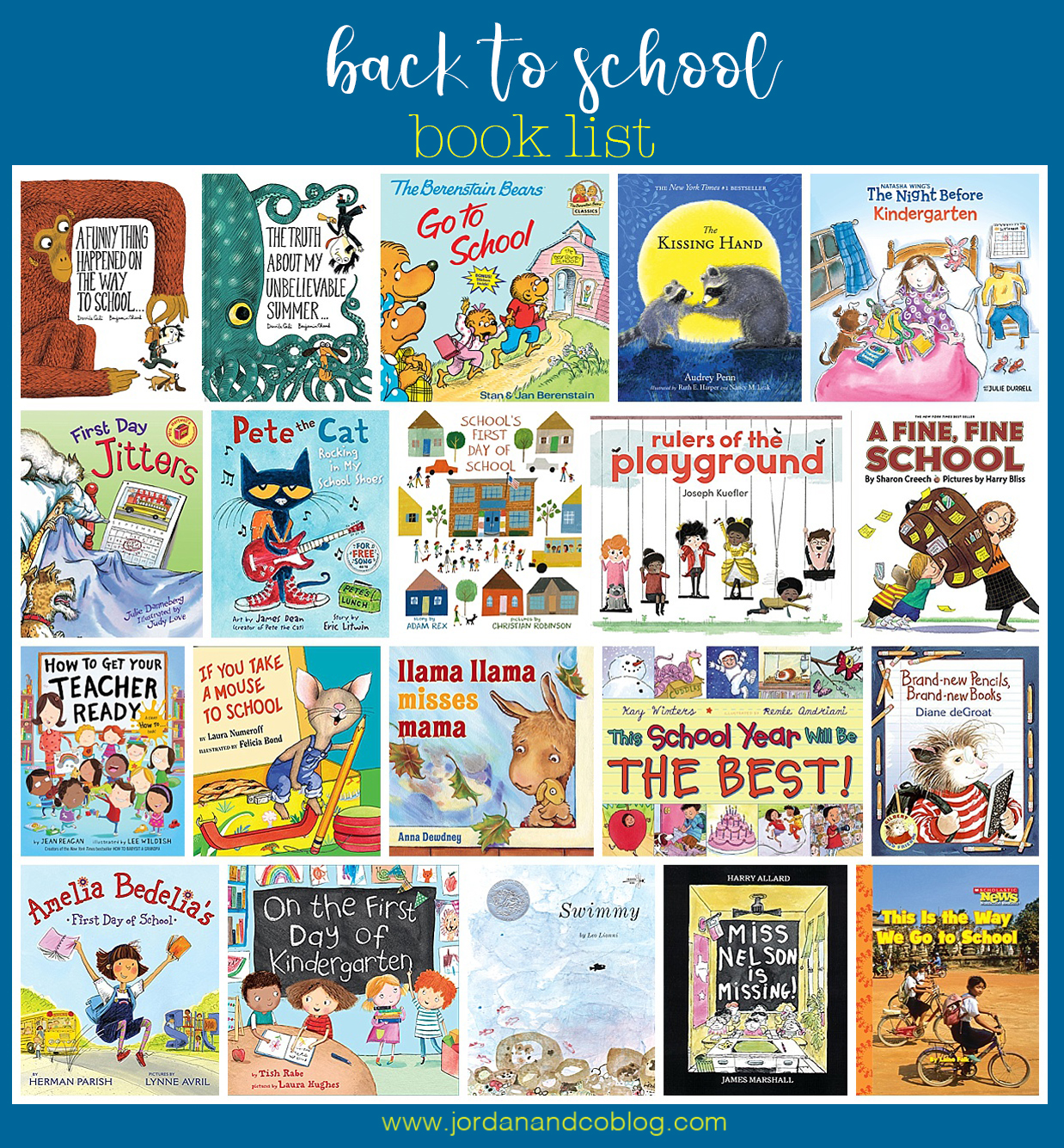 Back-To-School Books – Jordan & Co